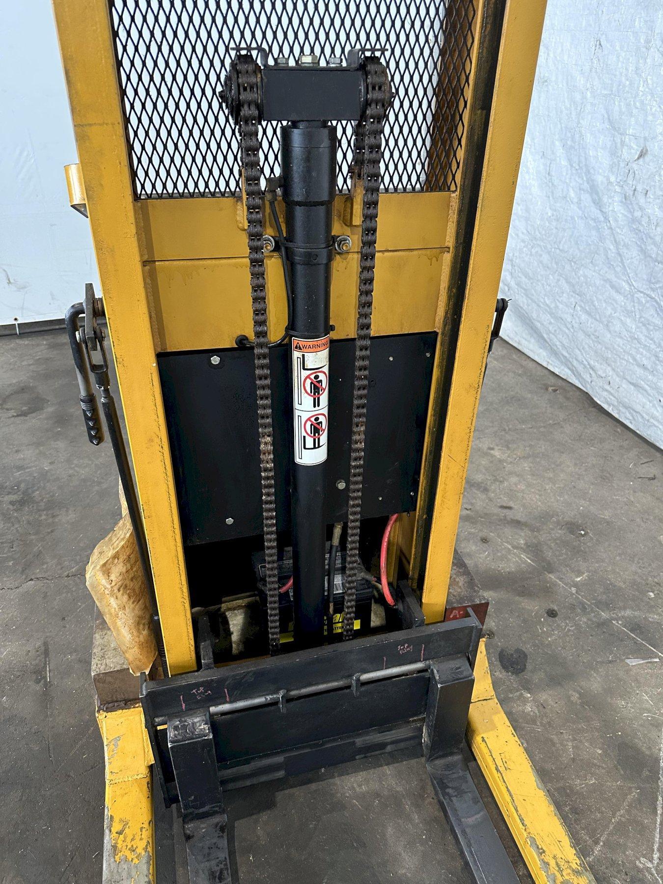 (2004) 2,000 LB BIG JOE 2018-A06 ELECTRIC WALK BEHIND FORKLIFT. STOCK ...