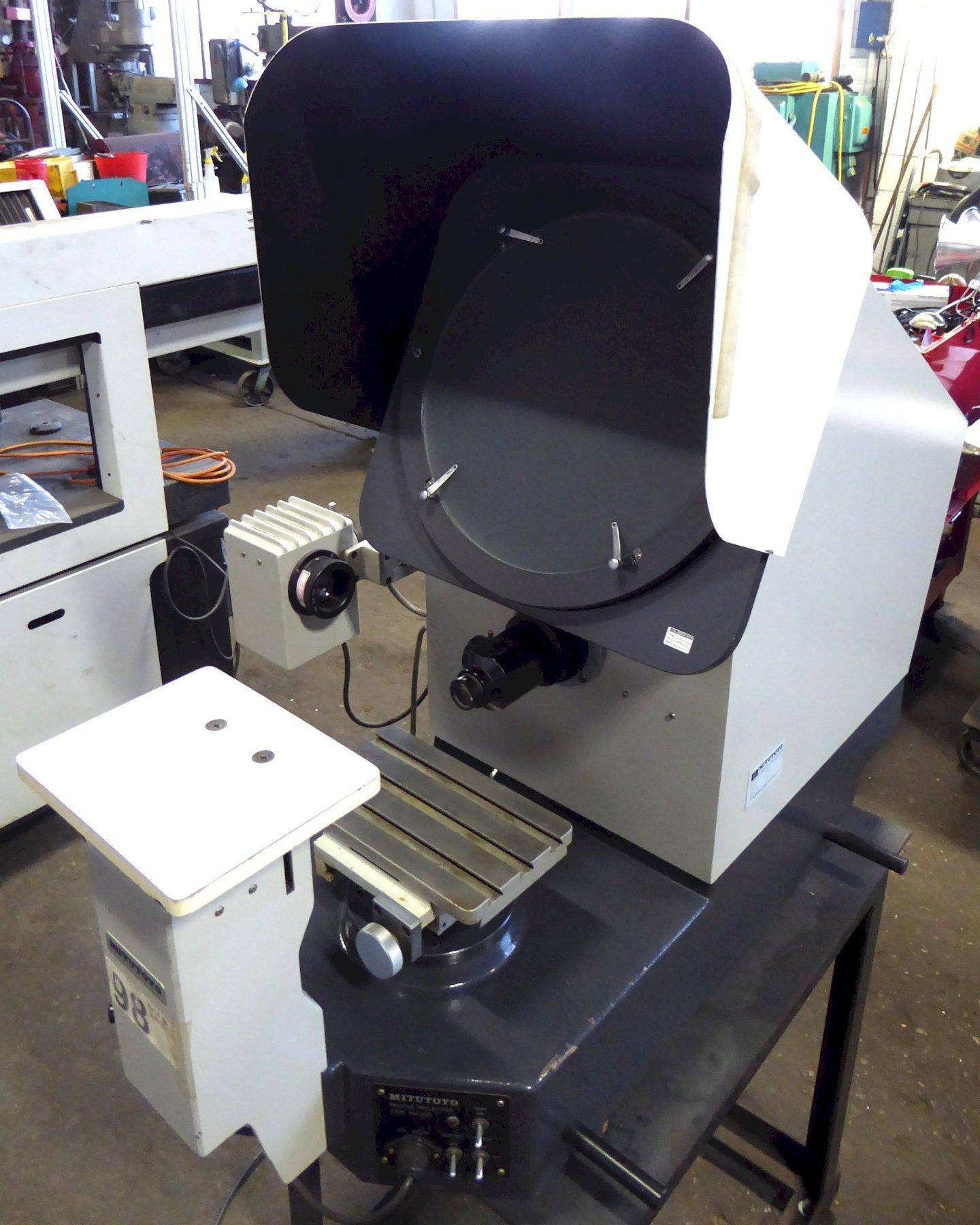 14″ Mitutoyo Optical Comparator No. PH-350H, Horiz., Bench Model w ...