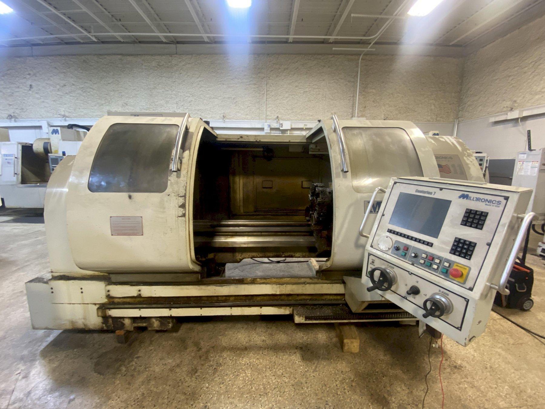 Milltronics ML22 Flatbed CNC Lathe with Programmable Turret | AMC