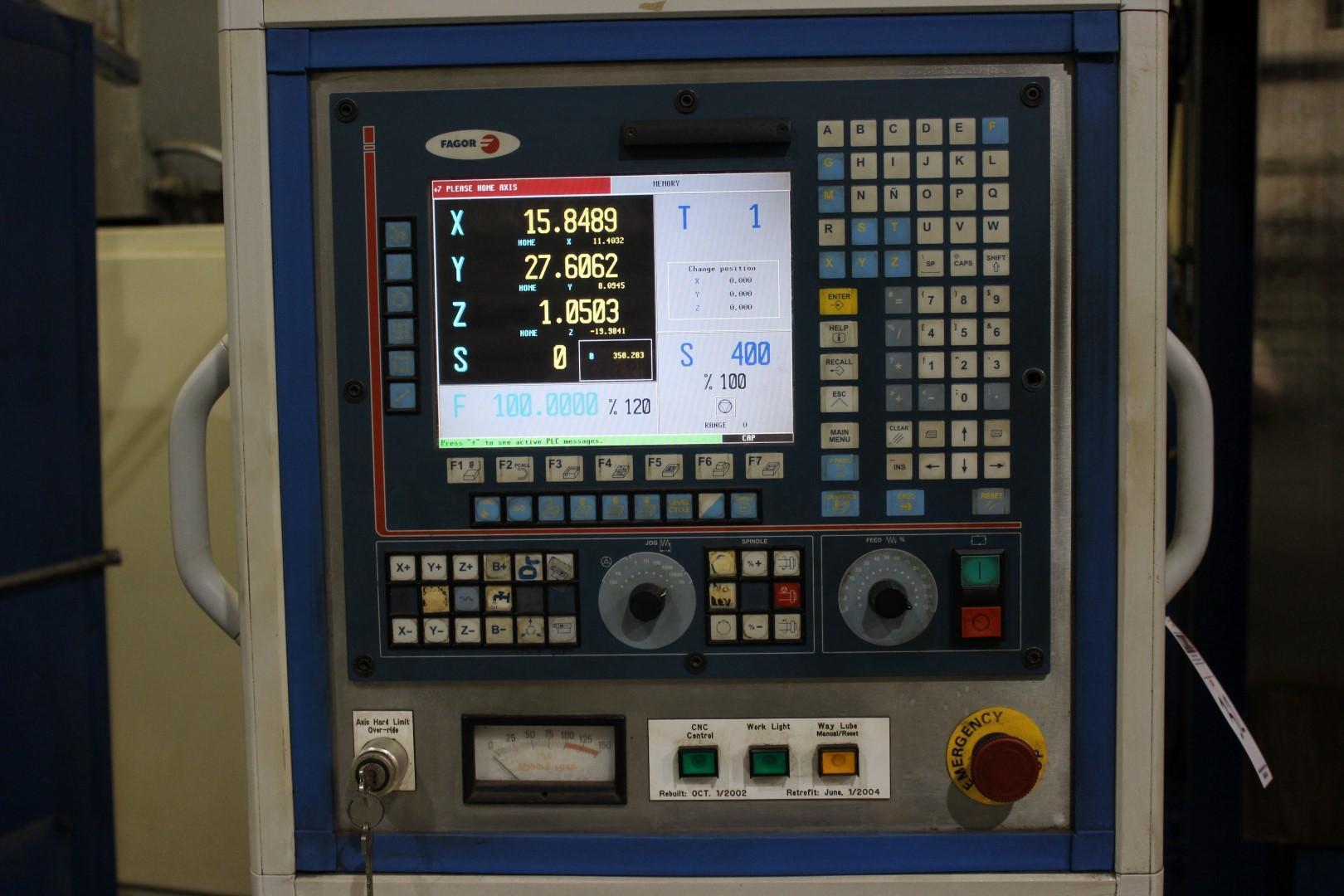 5″ Lucas CNC Horizontal Boring Mill | G-2000 Inc.