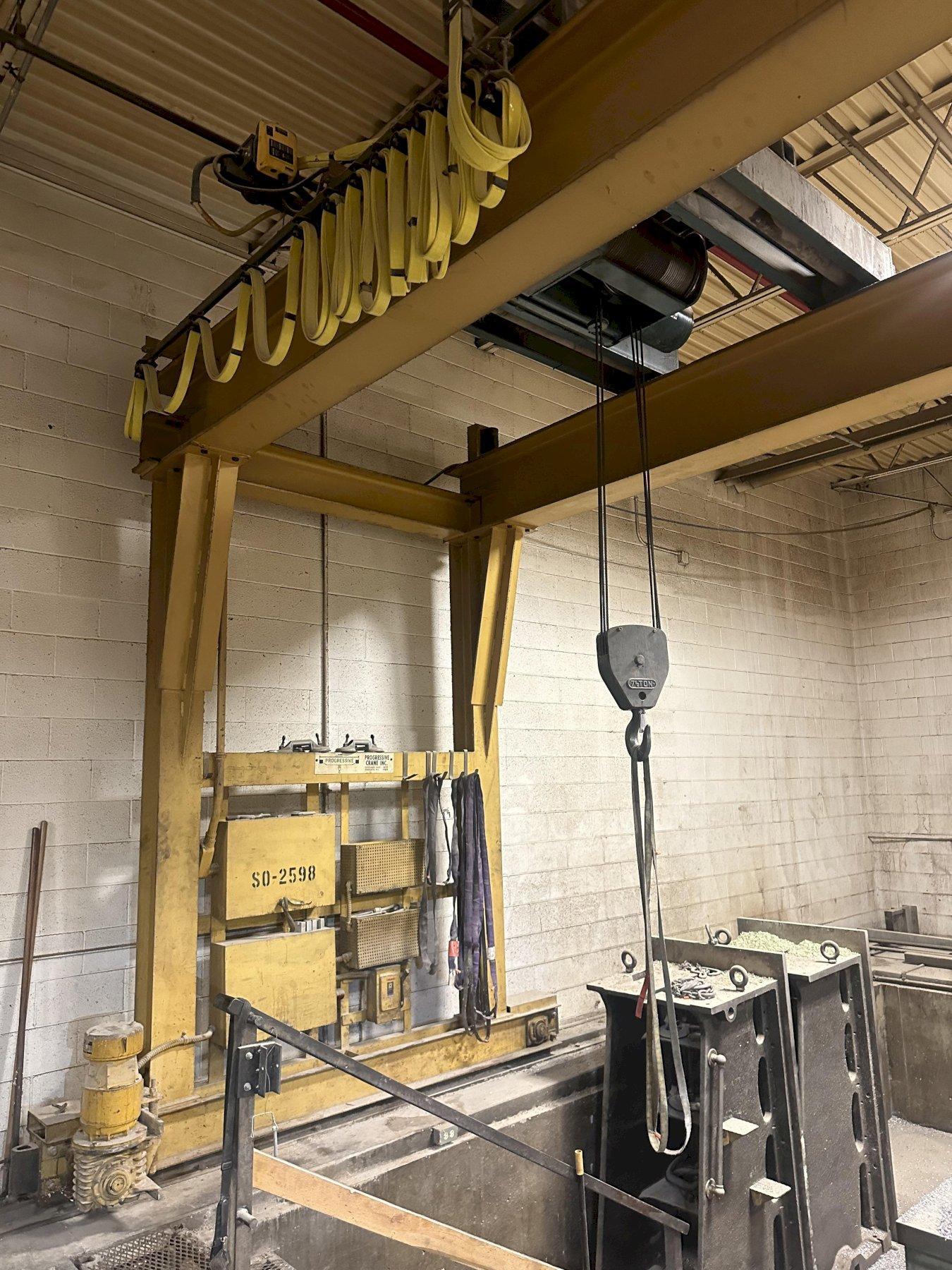 7.5 TON PROGRESSIVE DOUBLE LEG GANTRY CRANE: STOCK #22143