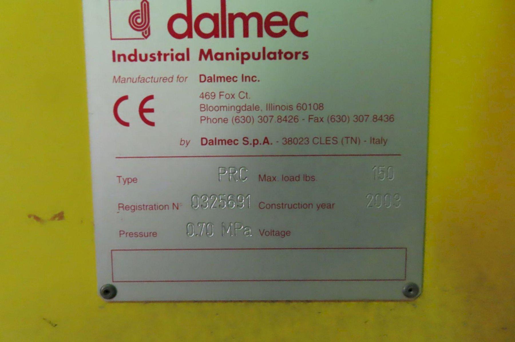 150 LBS DALMEC MODEL #PRC INDUSTRIAL MANIPULATOR LIFT: STOCK #16844