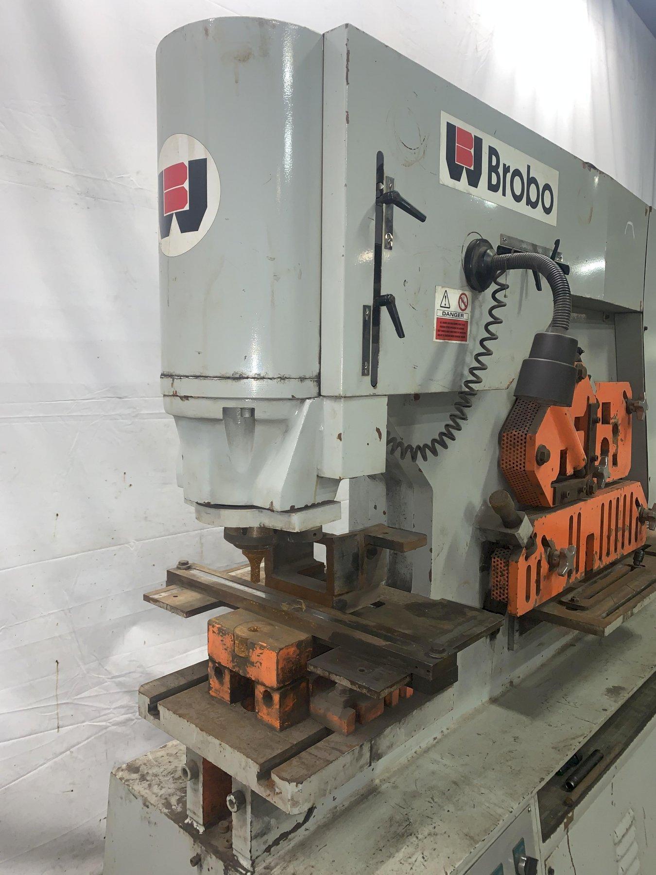 90 TON BROBO HYDRAULIC IRONWORKER: STOCK #12174