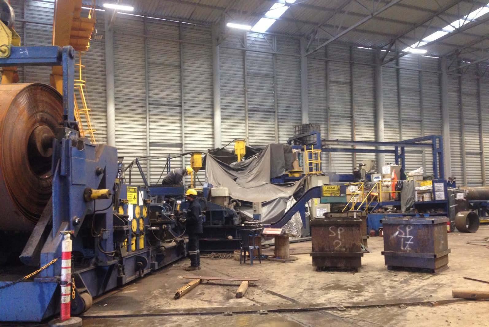 2235mm x 20mm API Ozemek Spiral Pipe Mill Year 2004 (Mobil Spiral Mill ...