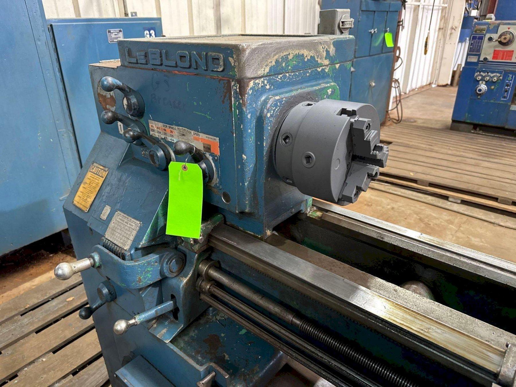 15″ X 54″ LEBLOND ENGINE LATHE: STOCK #19712