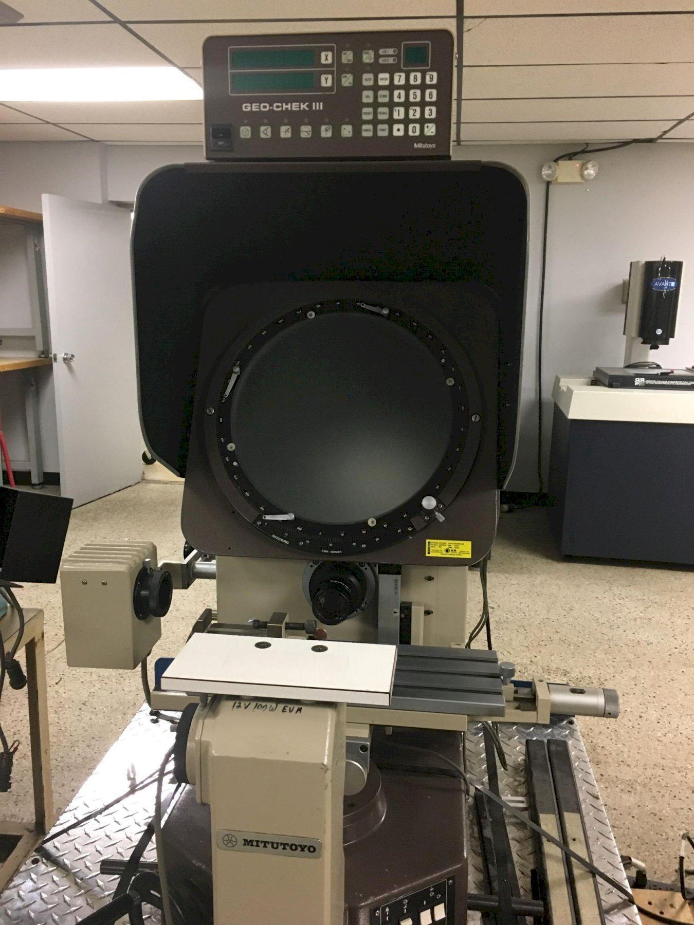 14″ MITUTOYO Model PH-350H Bench Top Optical Comparator, Serial #70252 ...
