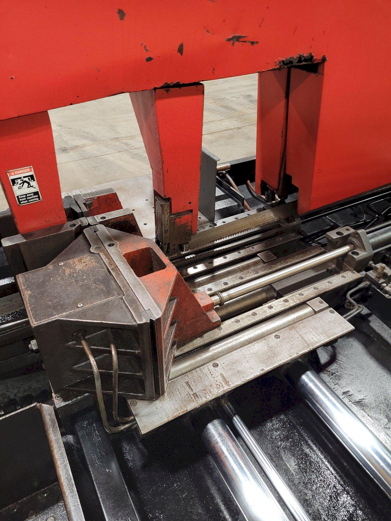 20” x 20” Amada Model HFA-500S Fully Automatic Hydraulic Horizontal ...