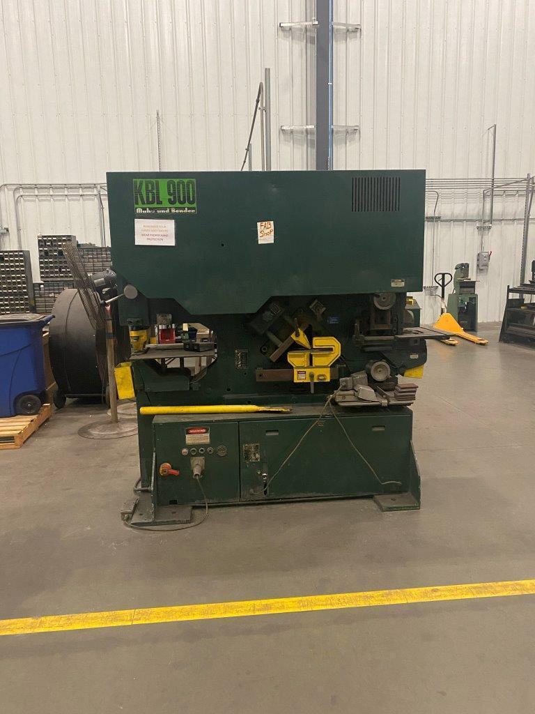 USED, 90 TON MUBEA MODEL KBL 900 IRONWORKER | Harris Machine Tools