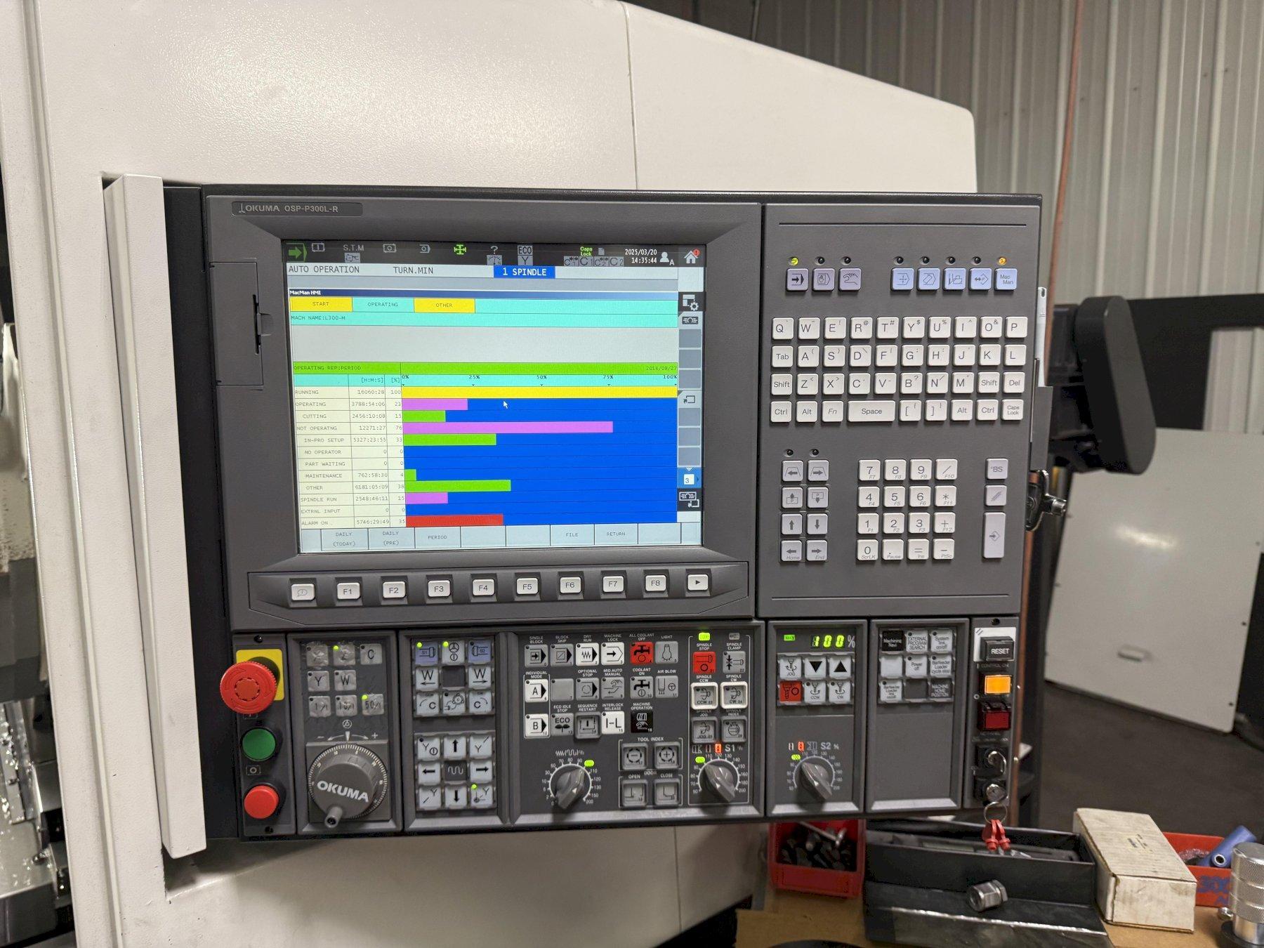 2016 Okuma Genos L300-MYW CNC Lathe For Sale | Tramar Industries