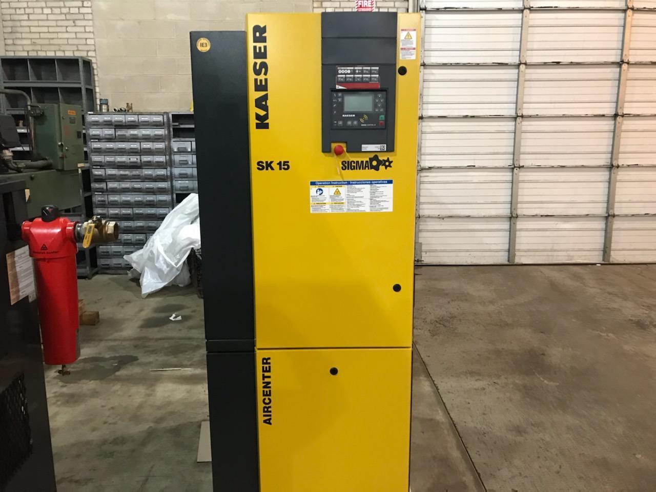 NEW 15 Hp Kaeser Rotary Screw Air Compressor - FP Miller