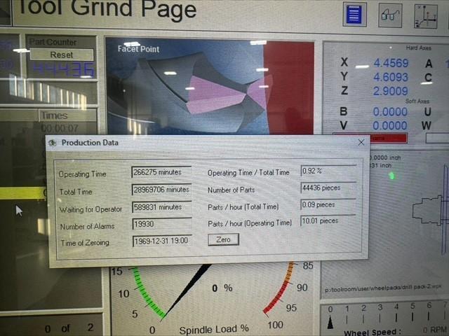 ANCA FX7 LINEAR CNC TOOL & CUTTER GRINDER, 8-Axis, Fanuc Robot Loader ...