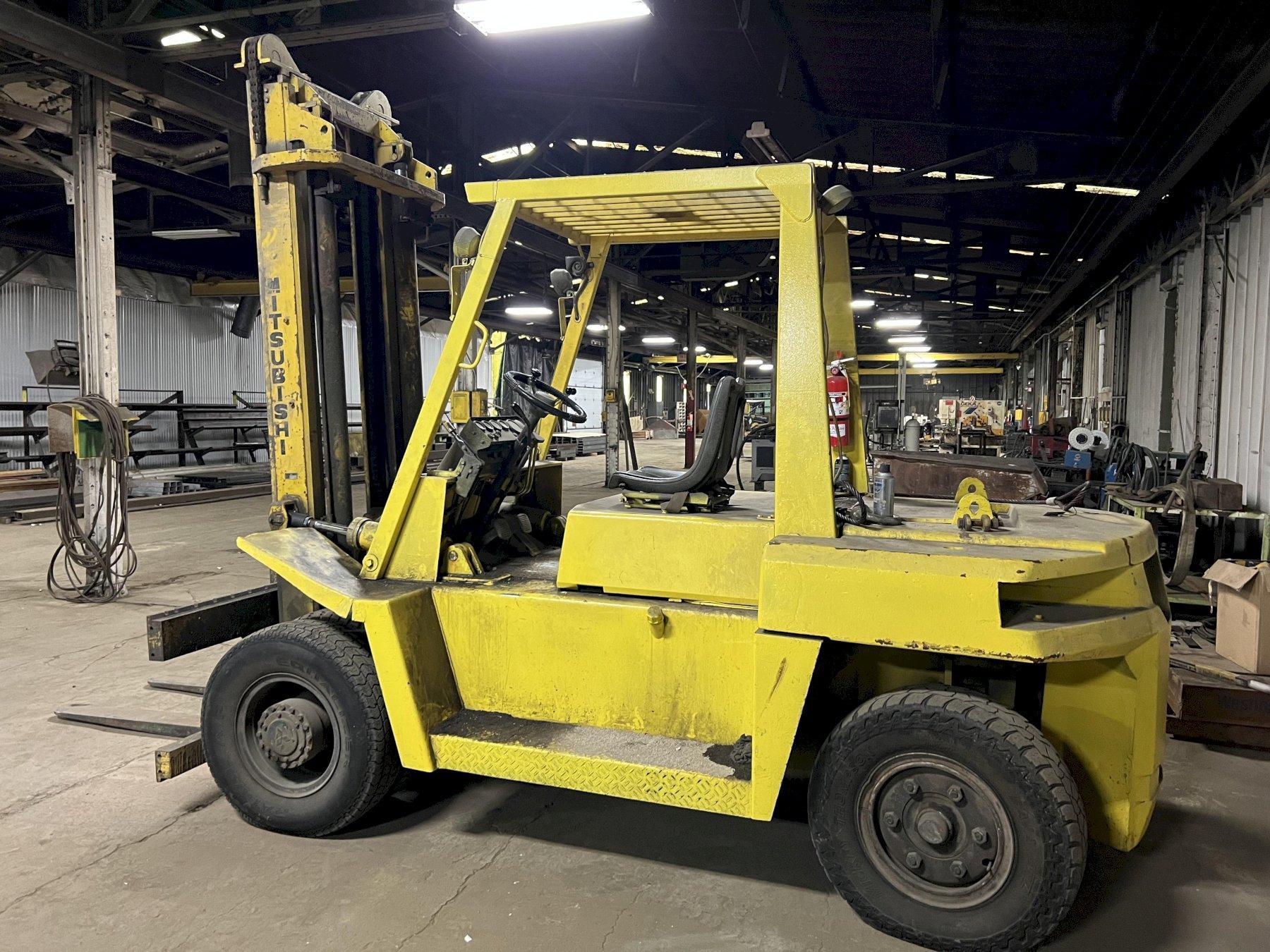 12,000 LBS MITSUHISHI FORKLIFT: STOCK 18687