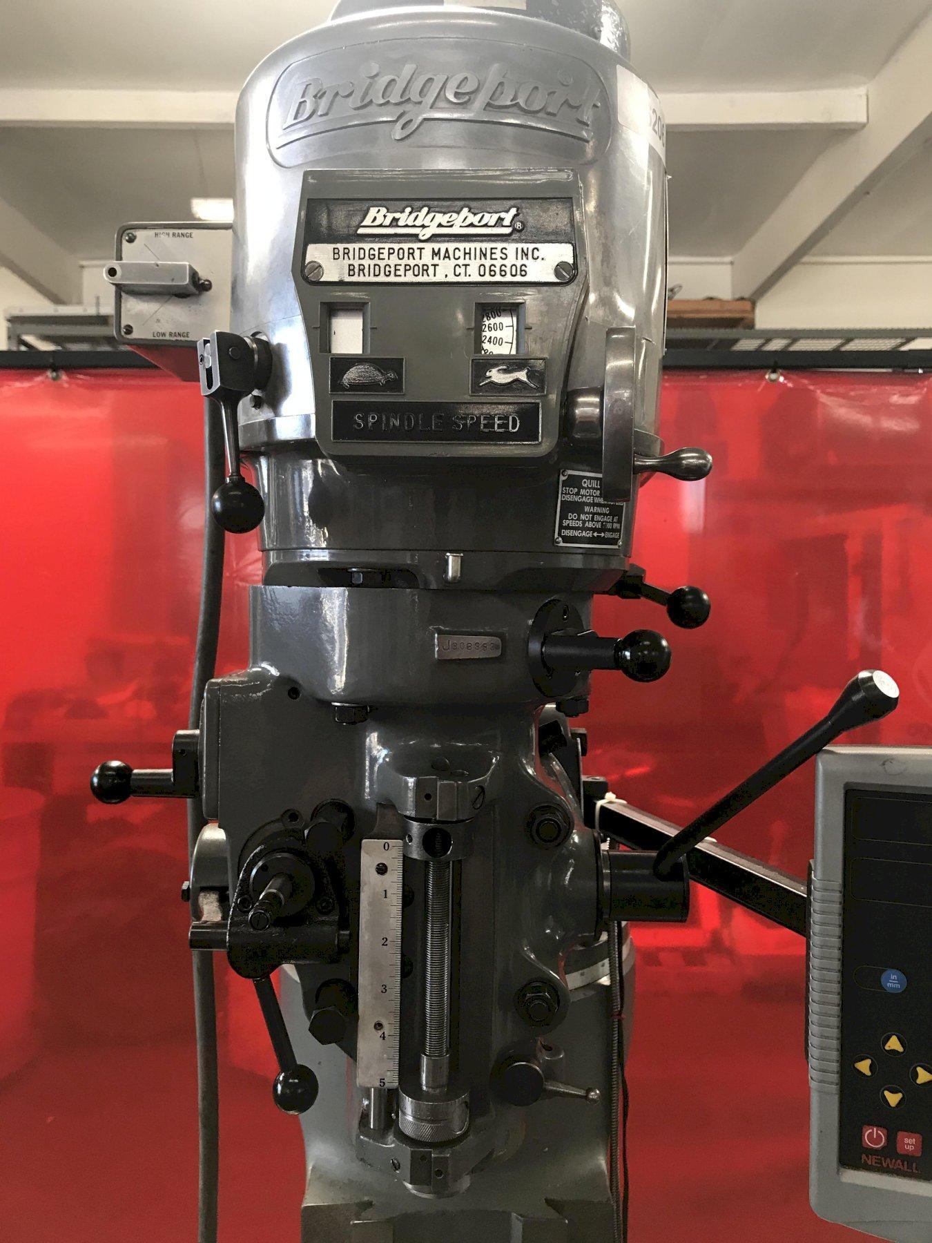 Bridgeport Series II Vertical Mill with Newall C80 DRO, Align Power ...