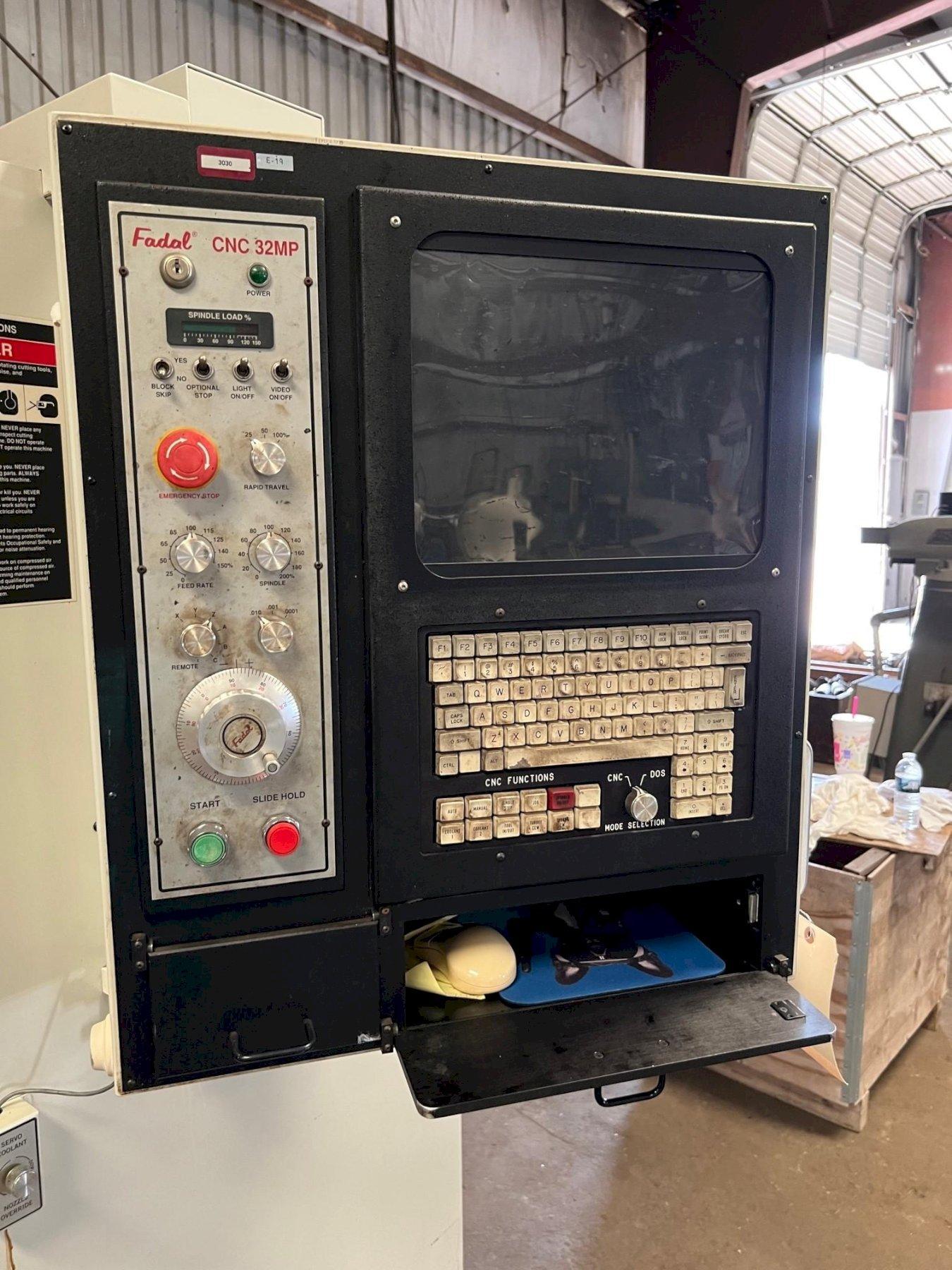 Used, Fadal VMC 3016 CNC Vertical Machining Center with Fourth Axis ...