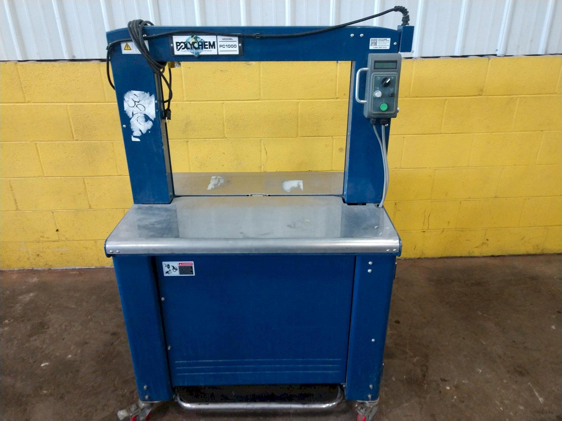 POLYCHEM MODEL PC1000 PLASTIC STRAPPING SYSTEMS BANDING MACHINE: STOCK ...