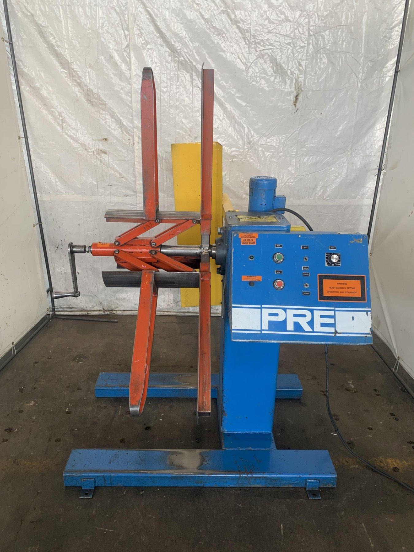 1,500 LB X 12″ PRESS ROOM EQUIPMENT PR-121500 POWERED UNCOILER. STOCK ...