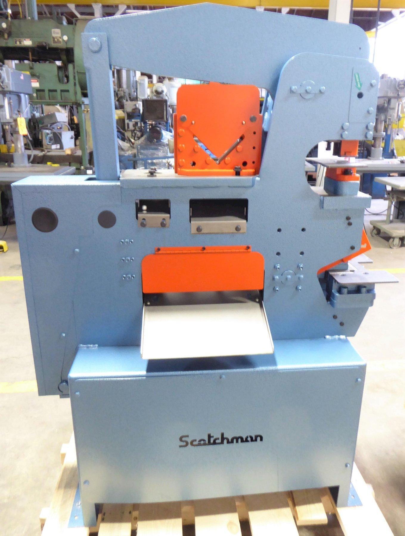 4″ x 4″ x 3/8″ SCOTCHMAN Hydraulic Ironworker, No. 50514-EC, Hyd., 50 ...