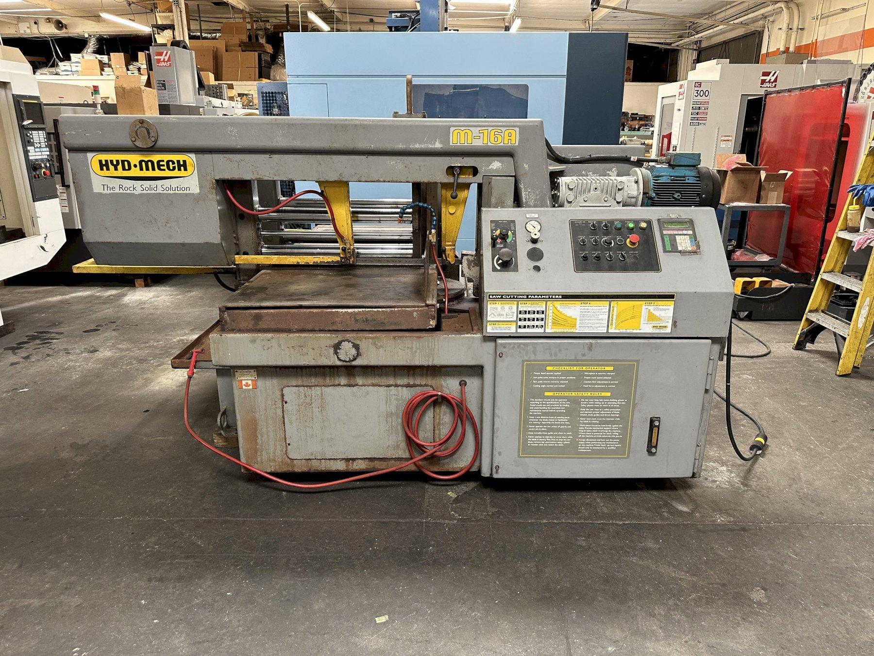HYD-MECH M-16A Automatic & Power Miter Horizontal Band Saw | American ...