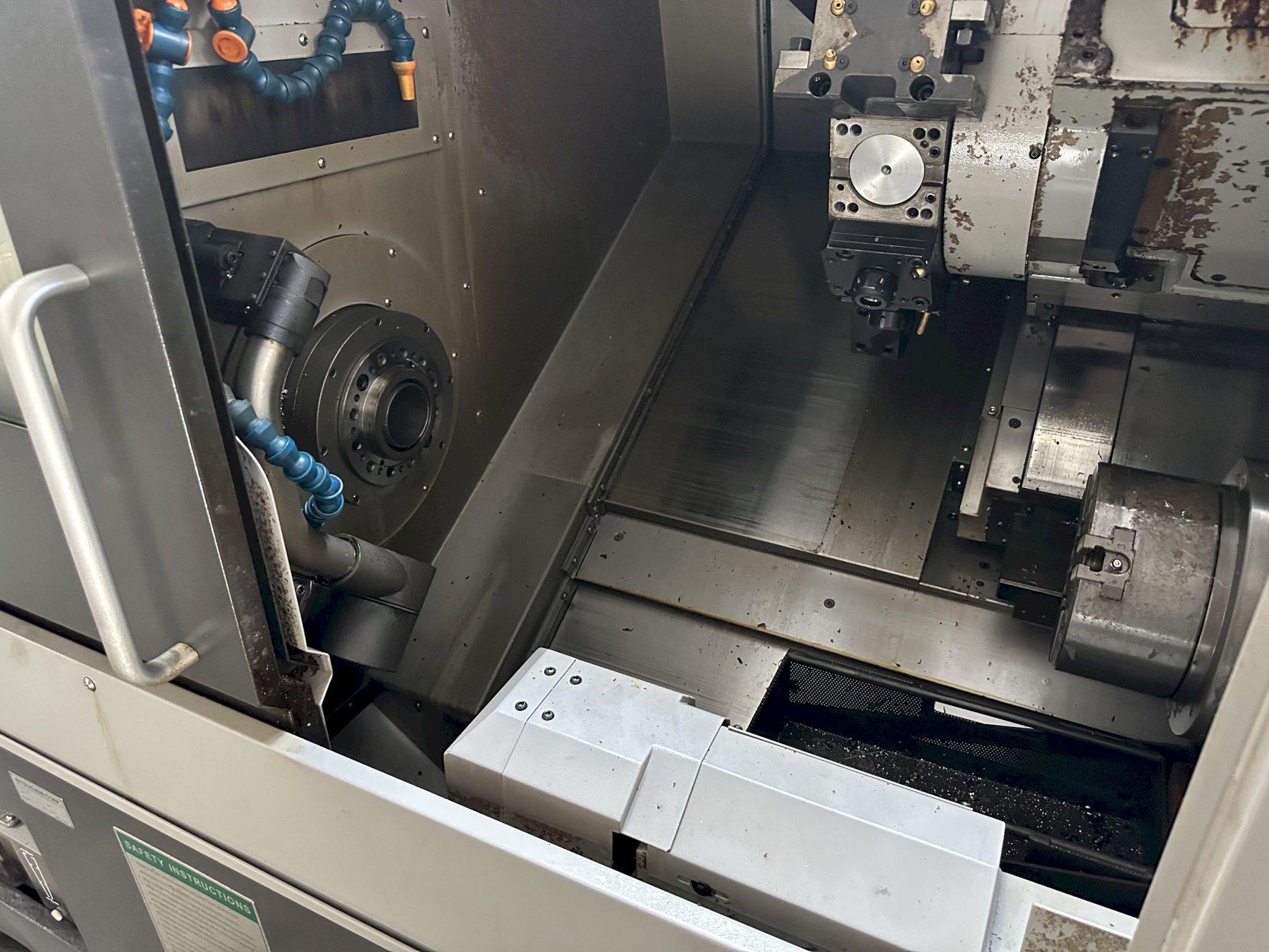 Tsugami M08SY-II 2019 Turning Center Y-Axis Sub spindle LNS Chip Conveyor (4) Live Tools ...