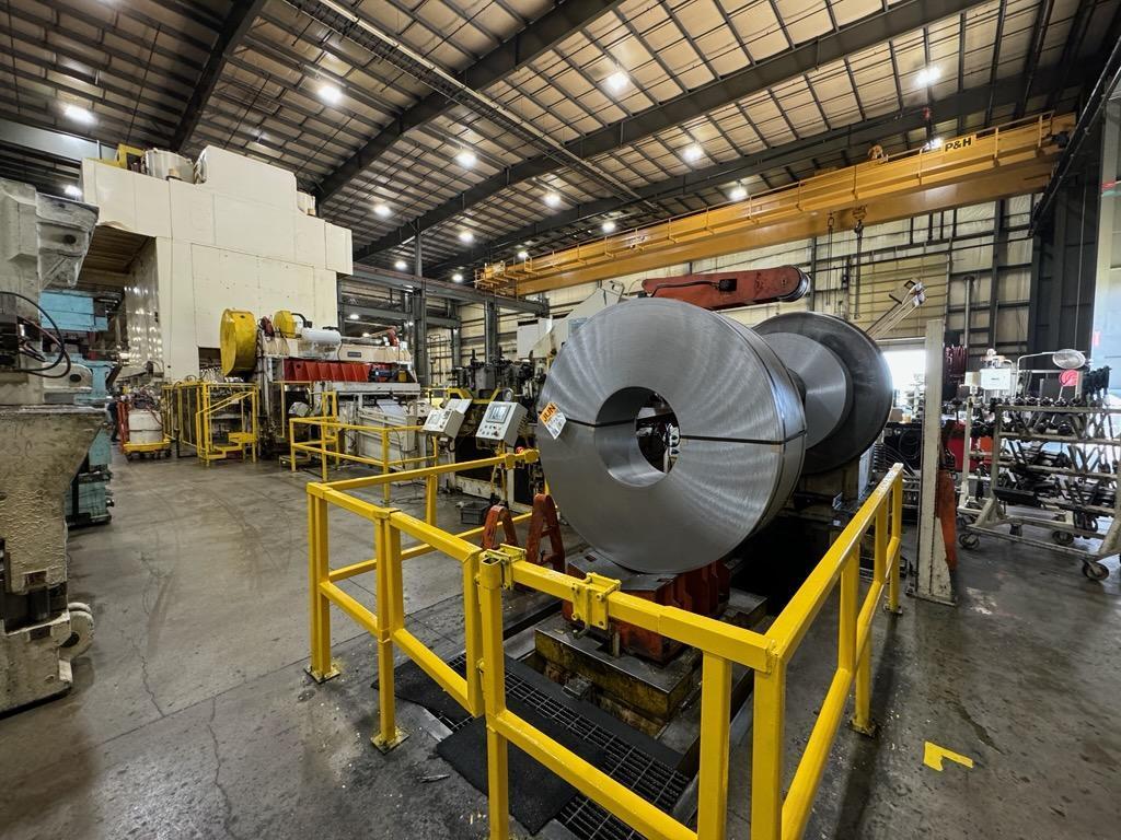 Sesco Conventional Complete Coil Feed Line 60,000 Lb x 72″ Wide