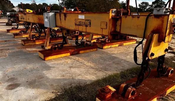 107,500 LBS (53 TON) BUSHMAN MODEL #MT420 MAGNETIC SHEET LIFTING BEAM ...