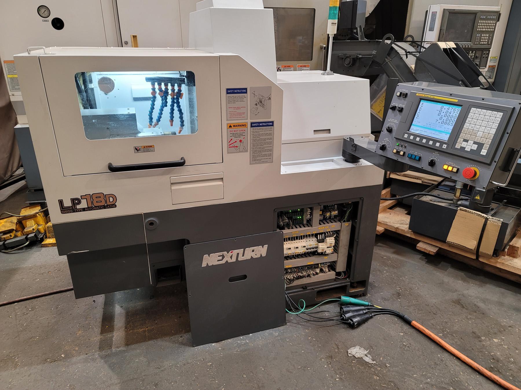 Used, Nexturn LP 18D Swiss Type CNC Lathe | Harris Machine Tools