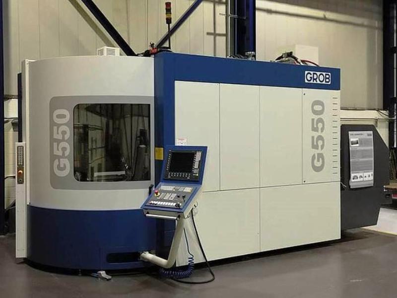 GROB MODEL G550-1851 5-AXIS HORIZONTAL MACHINING CENTER | Blumberg ...