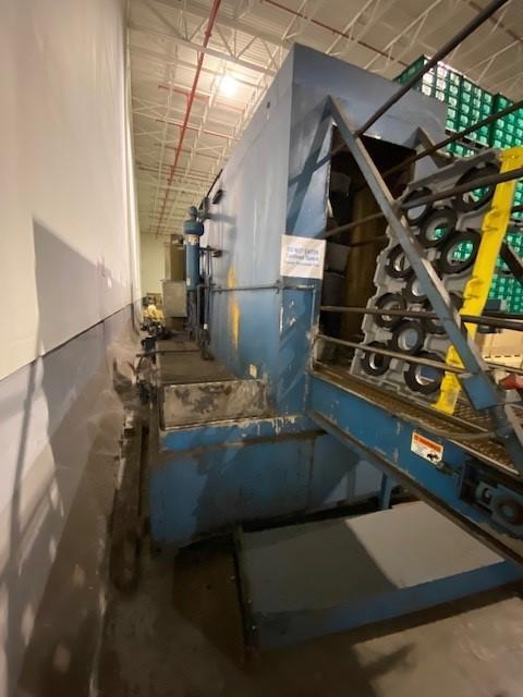 24″ X 50″ DUNNAGE WASH SYSTEMS STAINLESS STEEL PASS THRU CONVEYOR ...