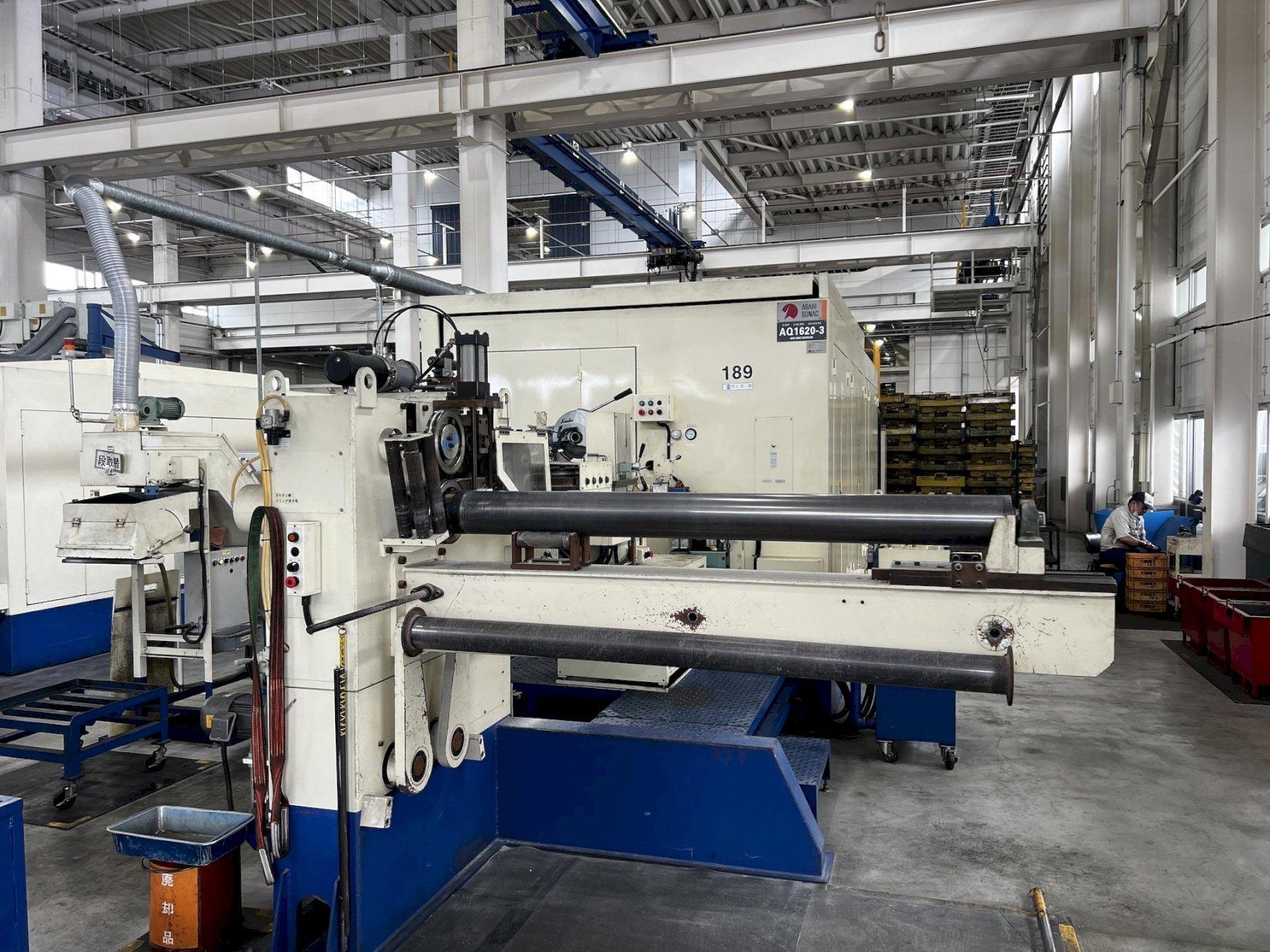 Asahi Sunac Model AQ1620-3 Three Die Progressive Header | Hariton Machinery Company, Inc.