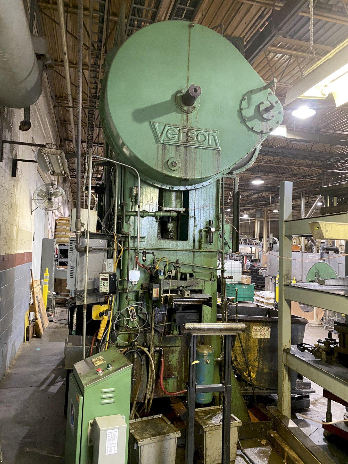 150 Ton Verson 150-C2-60T Straight Side Press | G-2000 Inc.