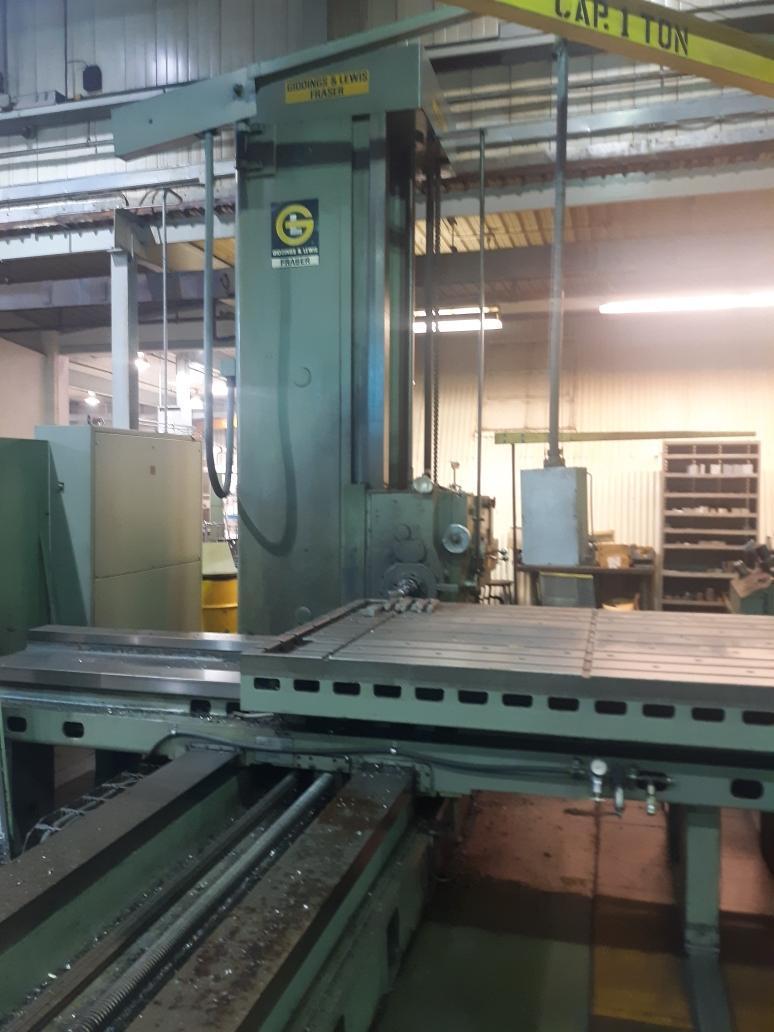 GIDDINGS & LEWIS G&L MODEL #80DP FRASIER TABLE TYPE HORIZONTAL BORING ...