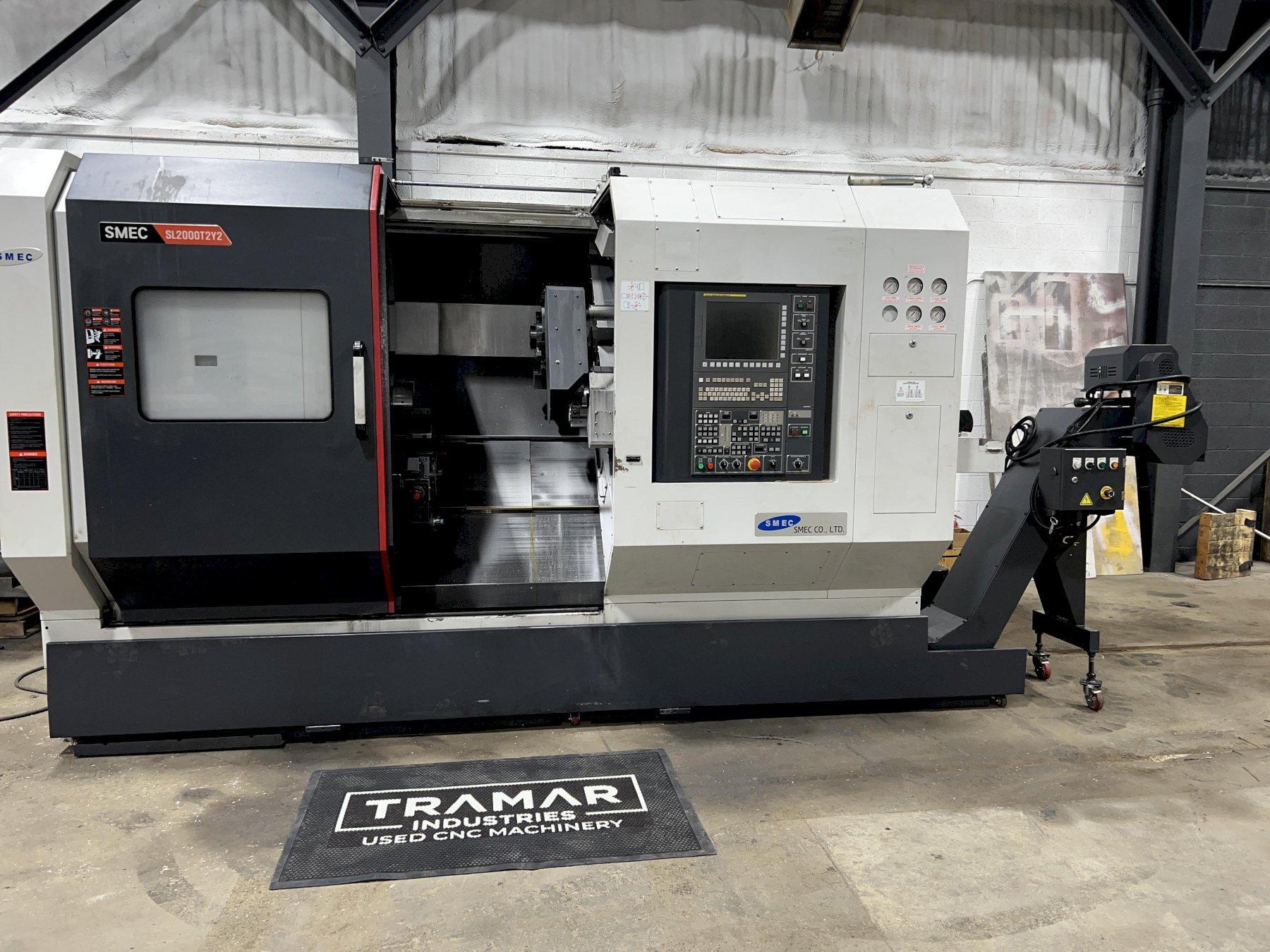 Samsung SL2000T2Y2 Twin Spindle Twin Turret Used CNC Lathe For Sale ...