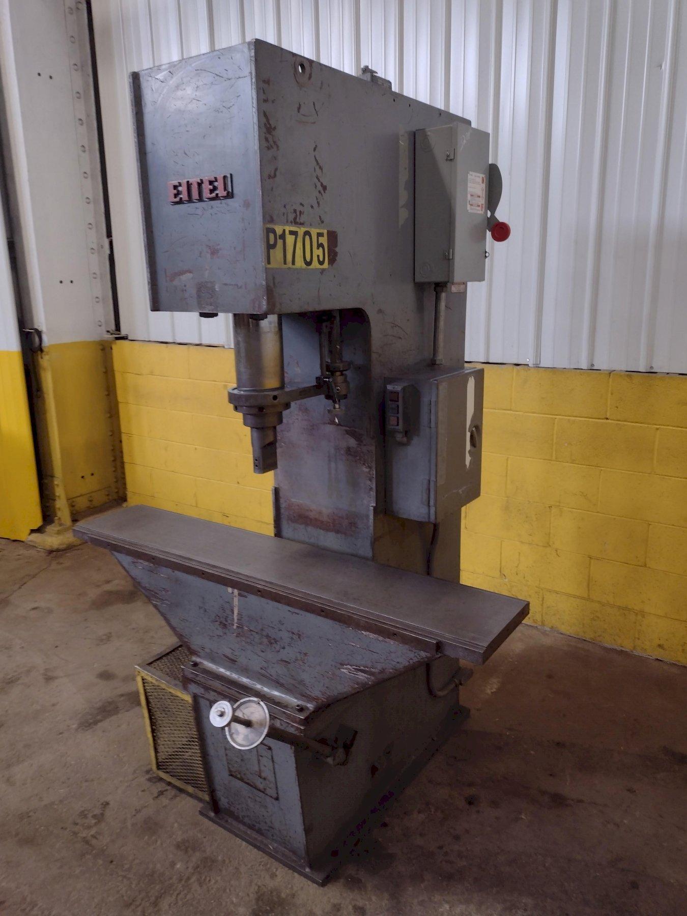 25 TON EITEL MODEL #RP25 HYDRAULIC PRECISION STRAIGHTENING PRESS, NEW ...