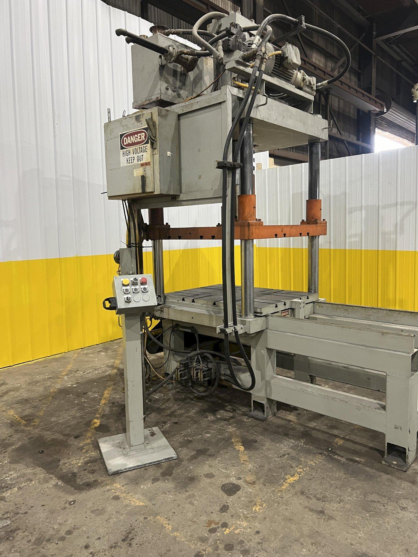 100 TON METAL MECHANICS HYDRAULIC SPOTTING & DIE TRYOUT PRESS: STOCK #20625