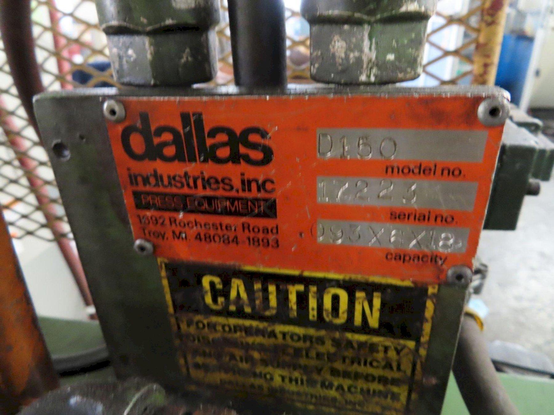 6″ X .093″ X 18″ DALLAS DECS=1818’RH D150 AIR FEEDER. STOCK # 0685424 ...