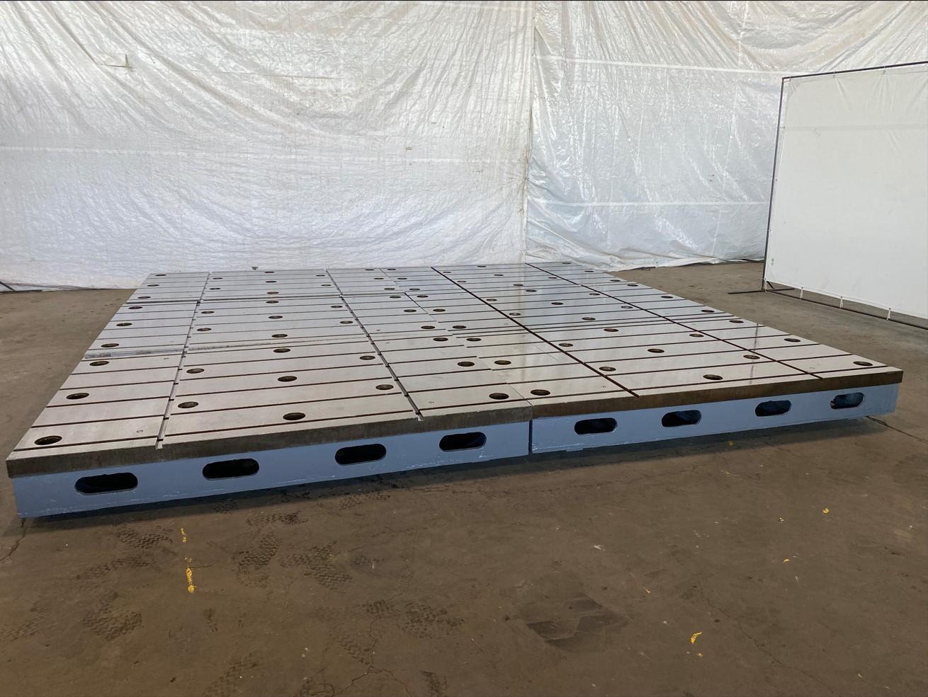 120″ X 288″ X 12″ T-SLOTTED FLOOR PLATE. STOCK # 0310021 | G-2000 Inc.