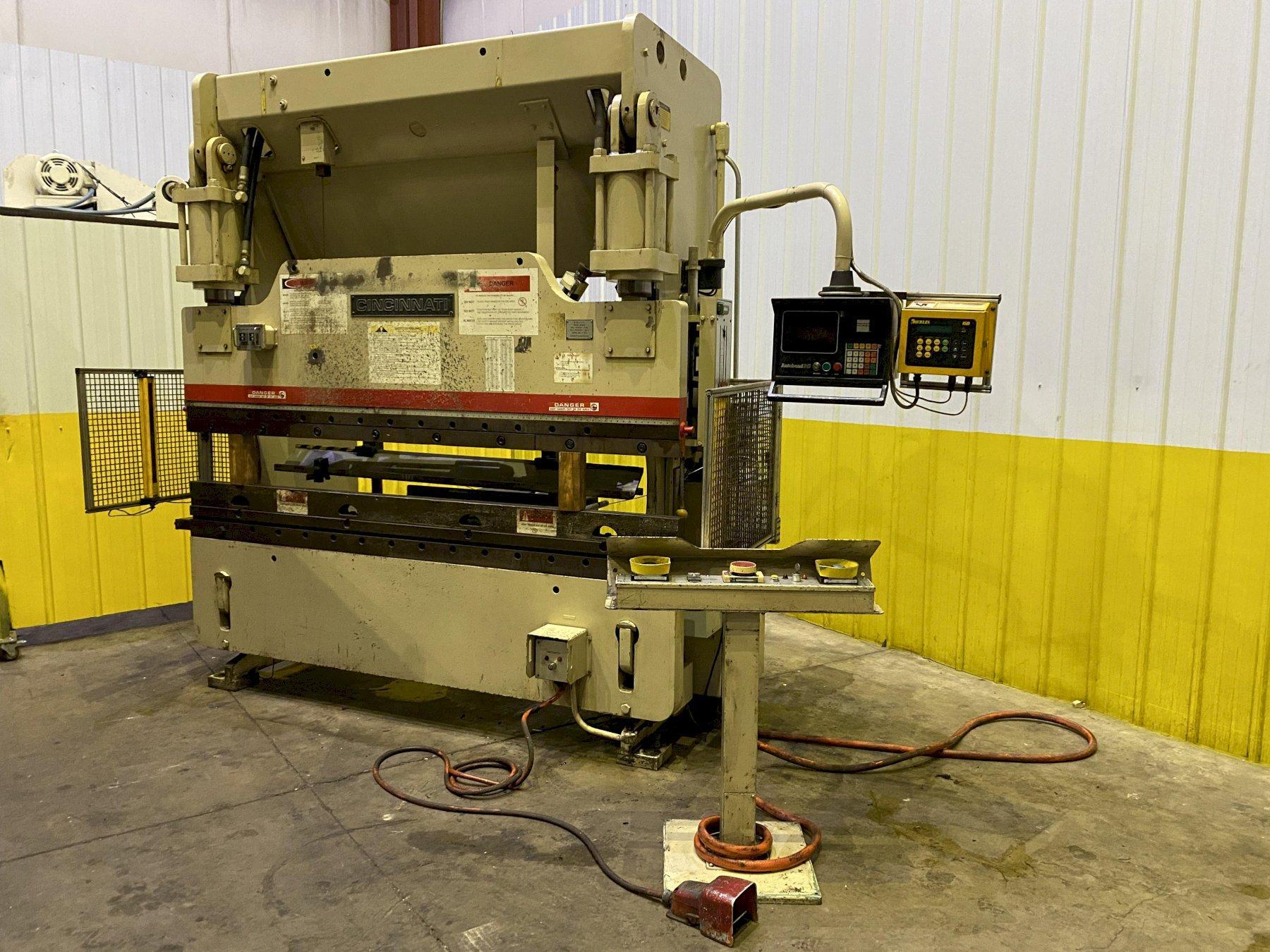 90 TON X 8′ CINCINNATI MODEL #90CBx6 HYDRAULIC CNC PRESS BRAKE: STOCK ...
