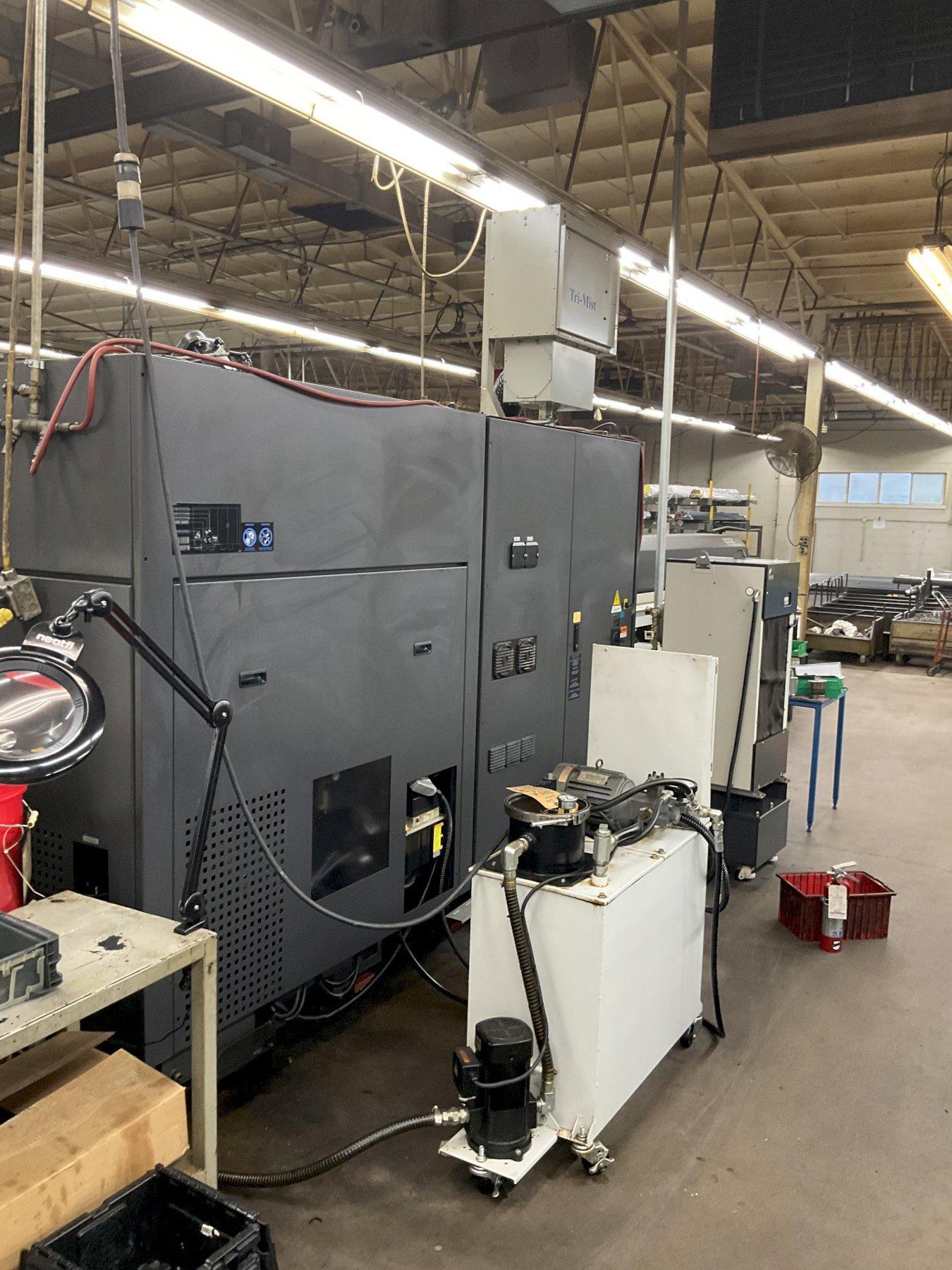 (2013) HWACHEON T2-2T-YSMC MULTI-AXIS CNC LATHE W/ FMB TURBO 5-55 ...