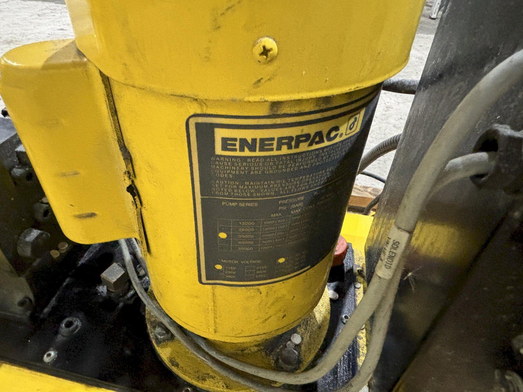 50 TON ENERPAC H-FRAME HYDRAULIC PRESS: STOCK #22033