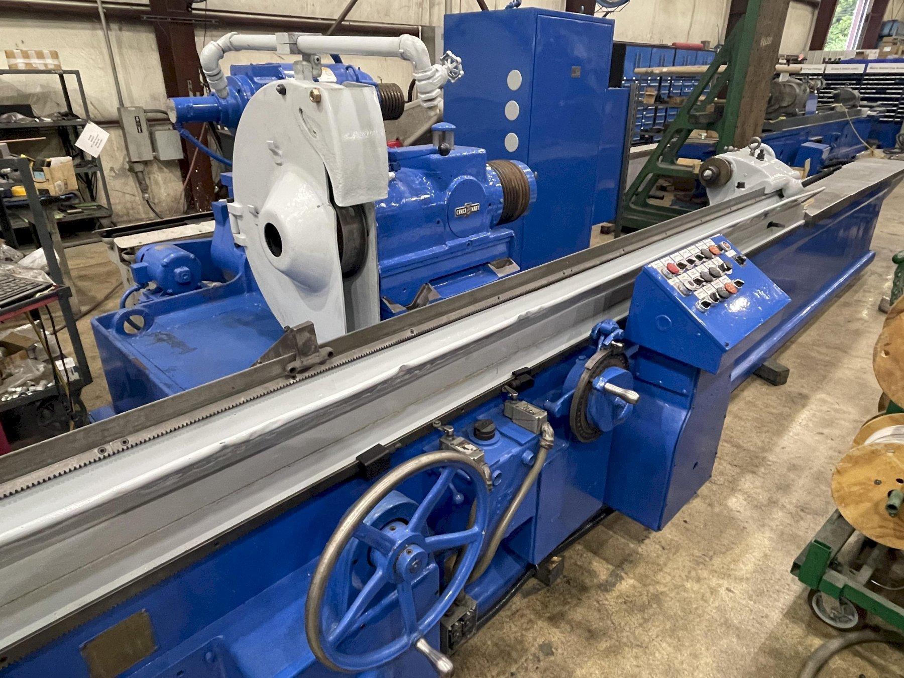 14″ X 180″ CINCINNATI CYLINDRICAL GRINDER W/DC RETROFIT: STOCK #14147