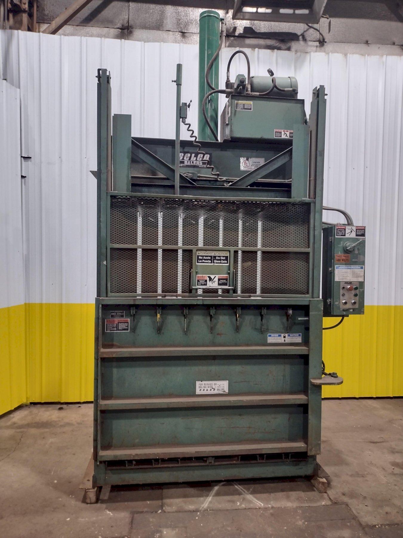 60″ X 30″ X 48″ SELCO MODEL #V5-HD HYDRAULIC VERTICAL BALER | Blumberg ...