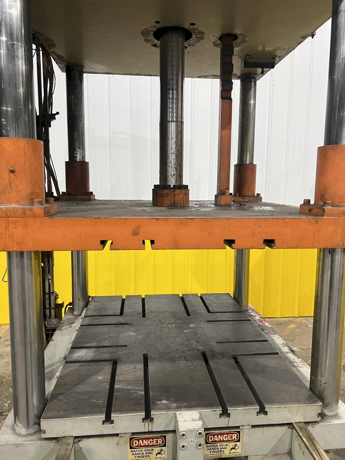 100 TON METAL MECHANICS HYDRAULIC SPOTTING & DIE TRYOUT PRESS: STOCK #20625