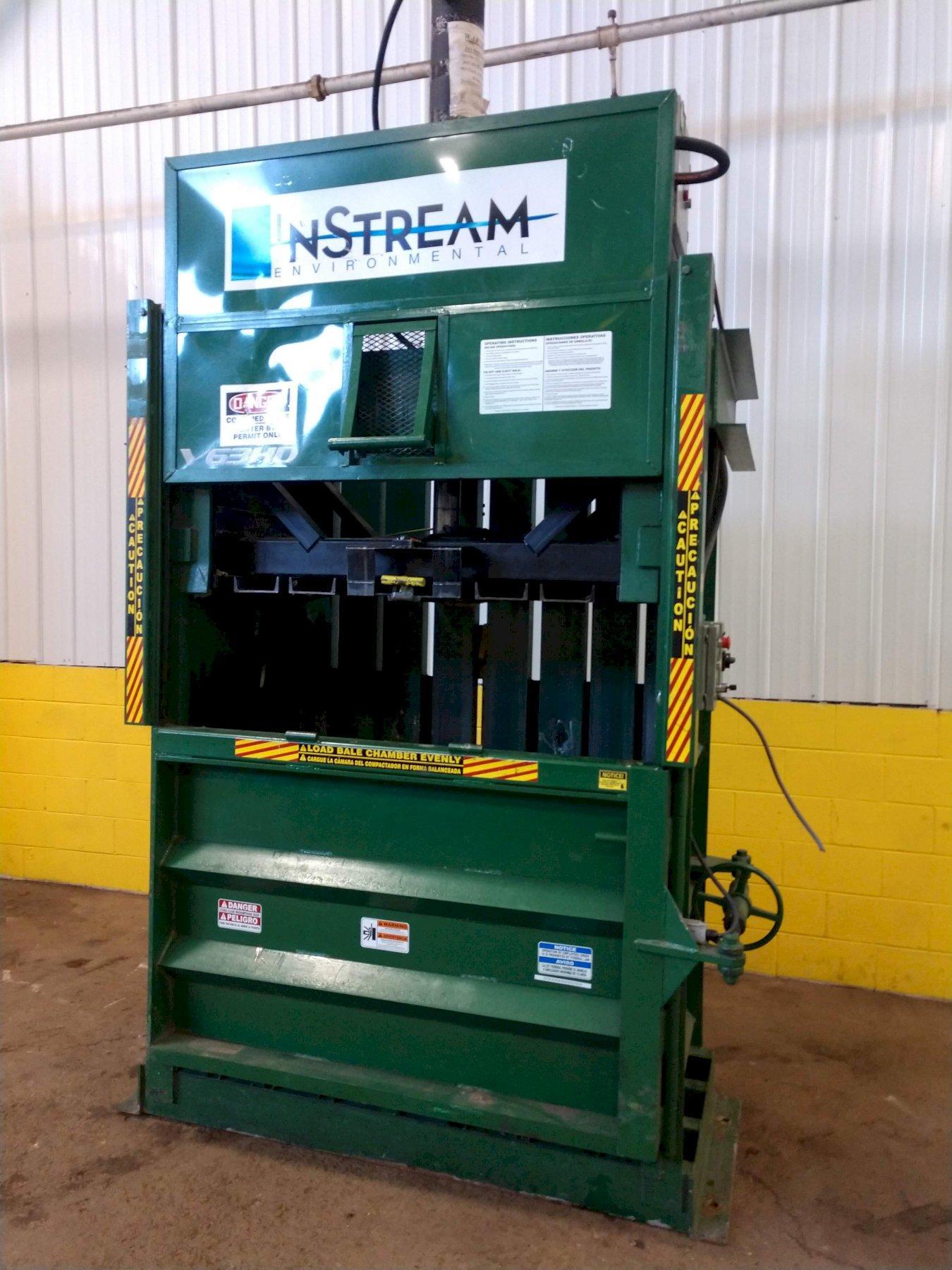 15 HP INSTREAM ENVIRONMENTAL MODEL V63HD VERTICAL HYDRAULIC CARDBOARD ...