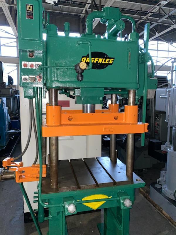 15 Ton Greenlee Hydraulic 4 Post Press | G-2000 Inc.