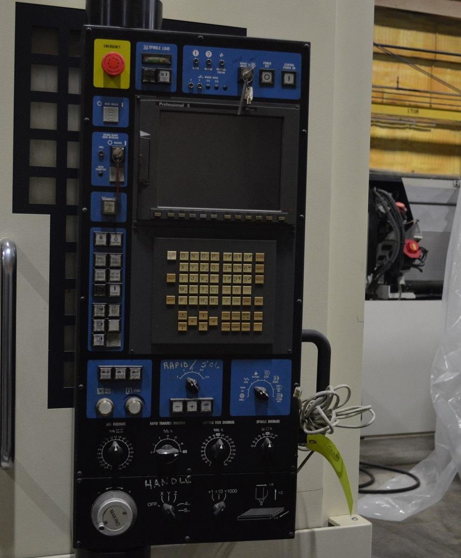MAKINO V-77 CNC VERTICAL MACHINING CENTER WITH 12″ ROTARY TABLE, Fanuc ...