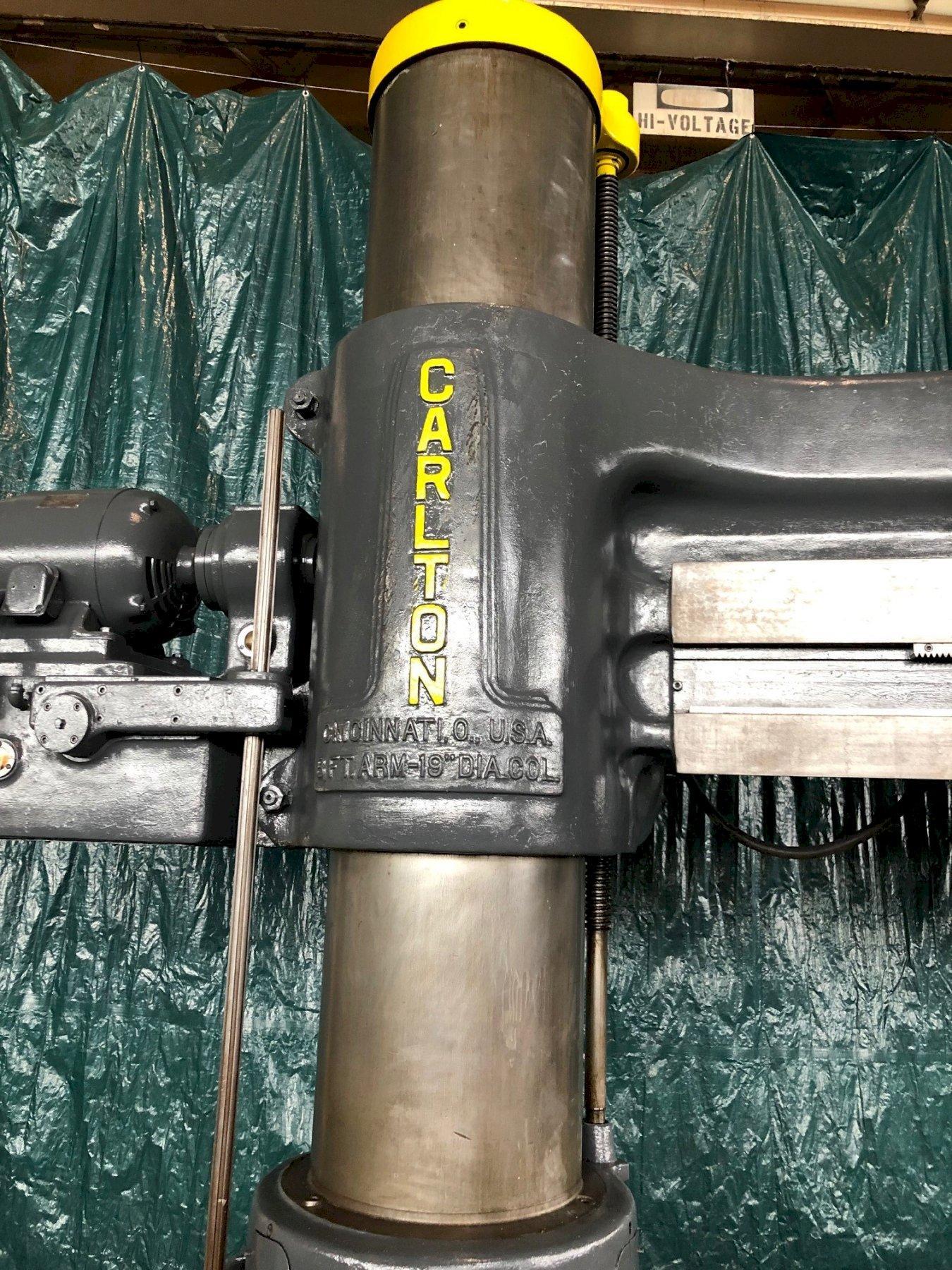 8′ X 19″ CARLTON RADIAL ARM DRILL | G-2000 Inc.