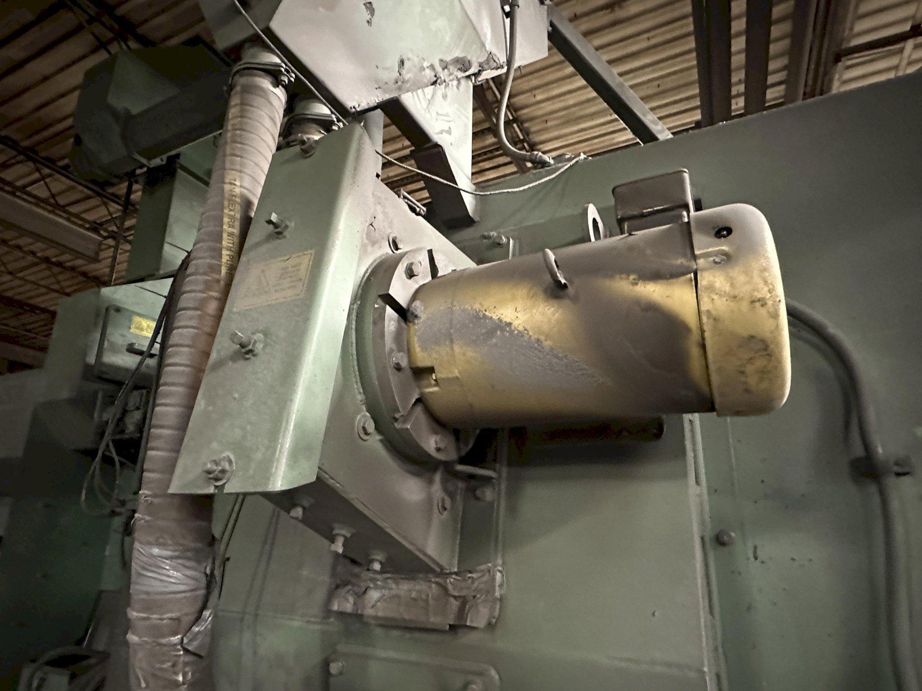 36″ X 72″ GOFF MODEL #3672D SPINNER HANGER SHOT BLAST CLEANING SYSTEM ...