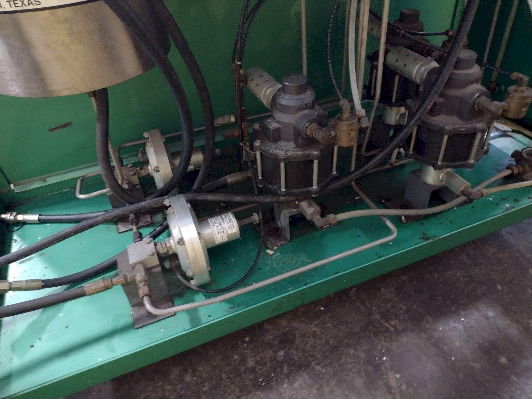 CALDER MODEL 600-15 VALVE PRESSURE TEST BENCH SYSTEM: STOCK #15826