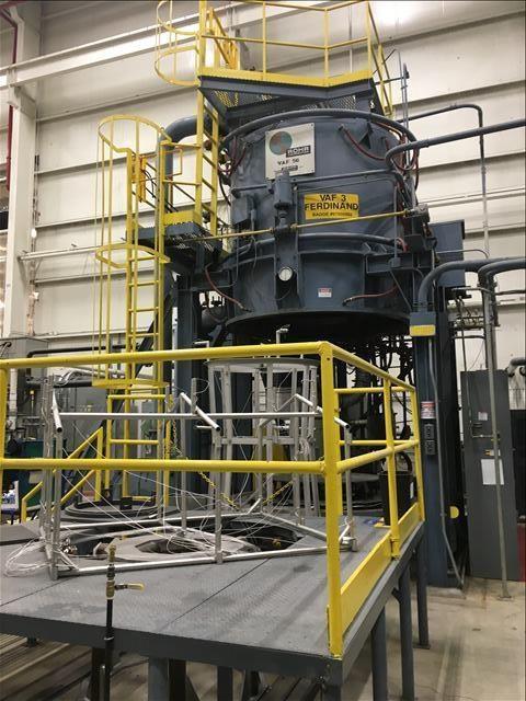 2400 DEGREE ABAR IPSEN MODEL VR-60X72 VERTICAL HEAT TREAT BRAZING ...