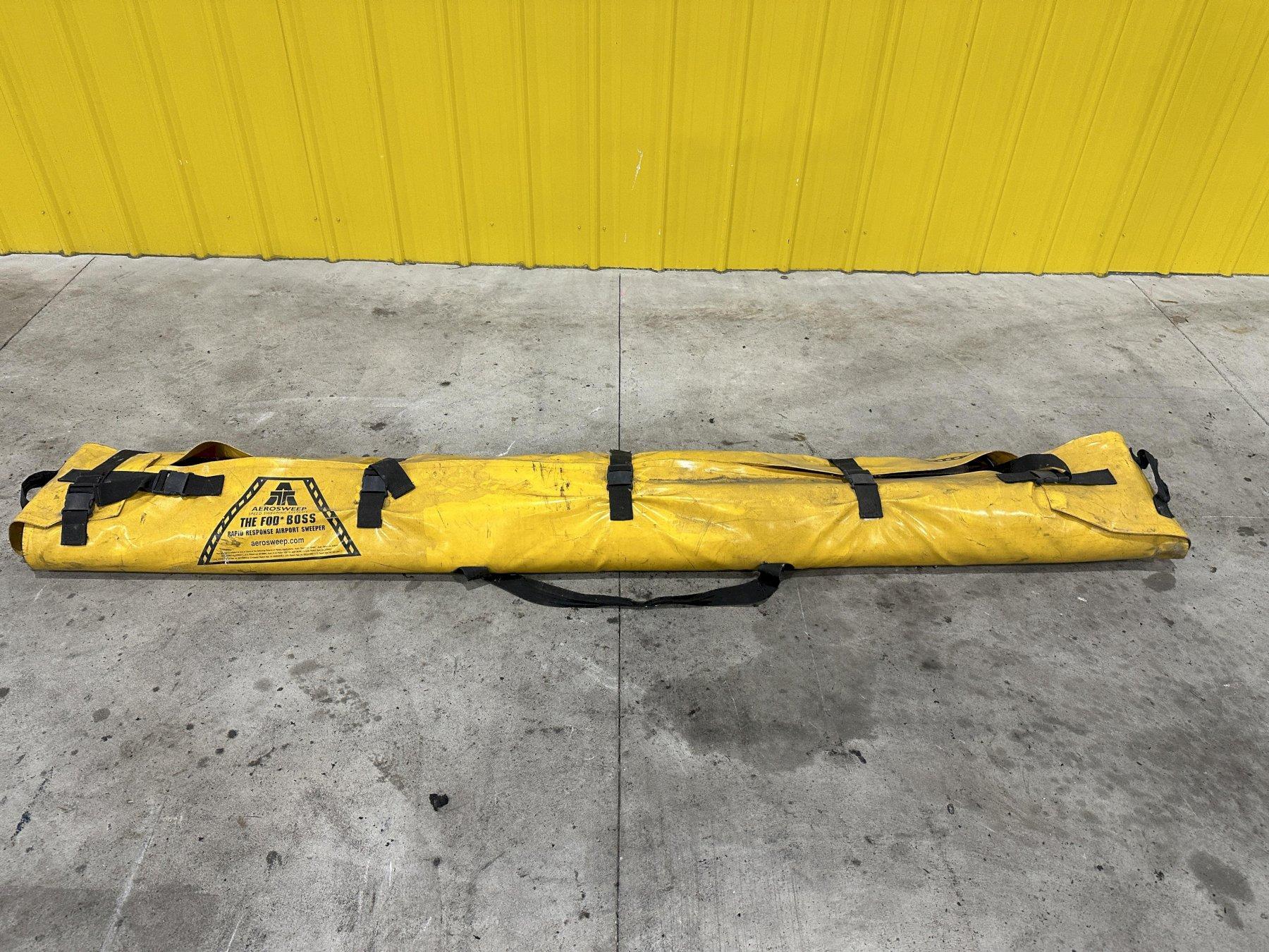 8′ WIDE AEROSWEEP MODEL FODBOSS RUNWAY DEBRIS SWEEPER SYSTEM: STOCK #20734